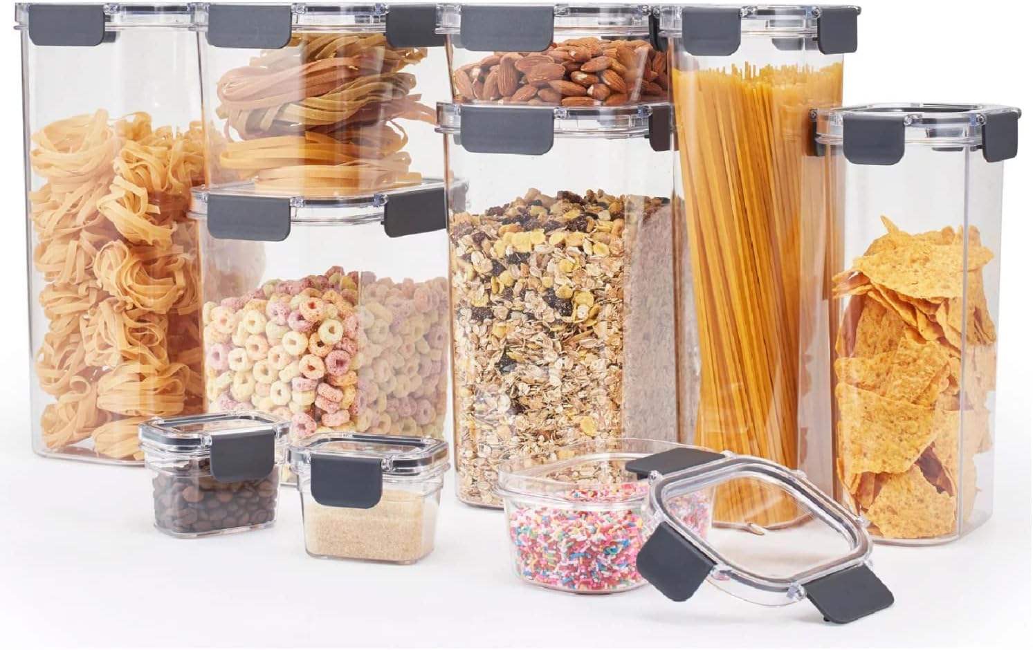 Amazon.com: Member's Mark 10-Piece Tritan Pantry Storage Container Set ...