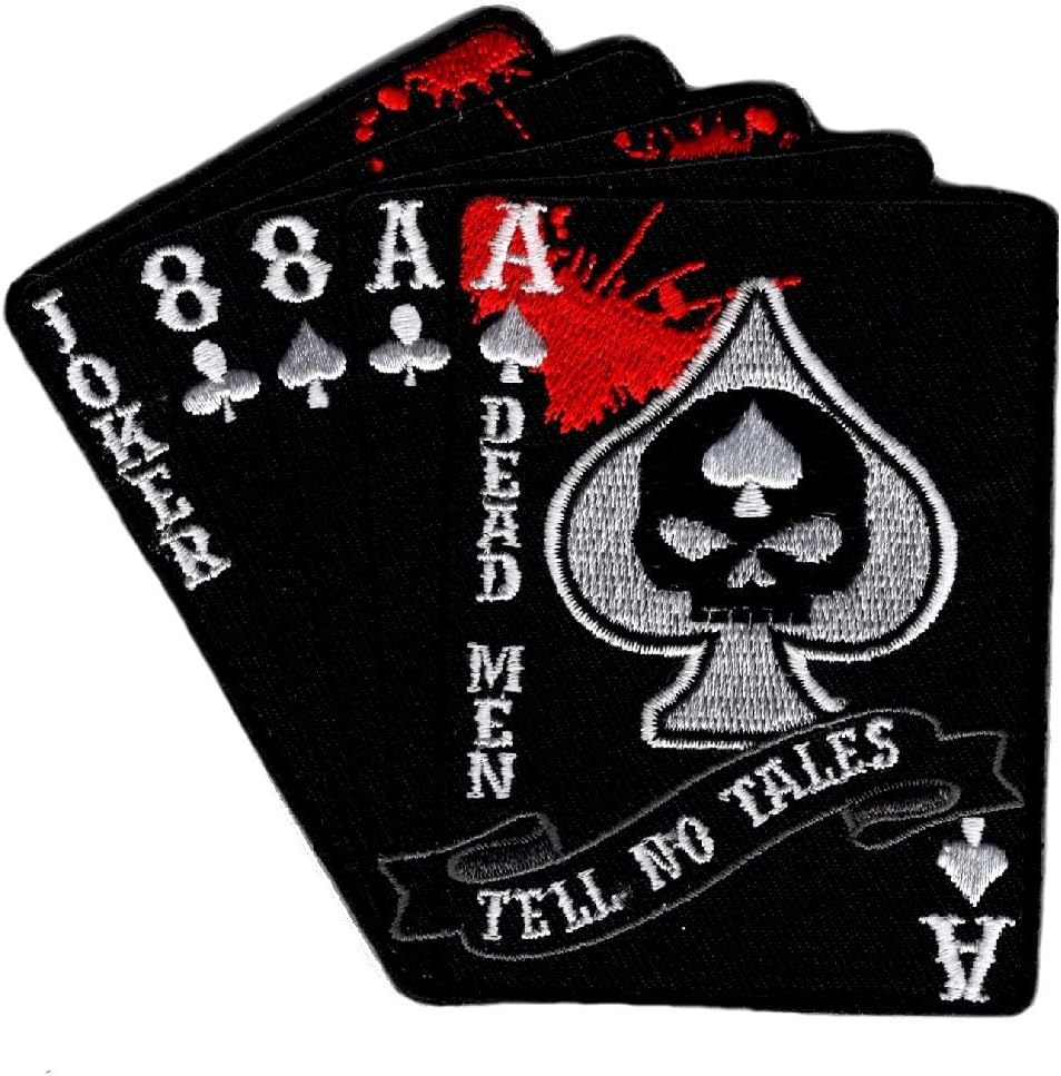 Amazon.com: Dead Mans Hand Ace of Spade Outlaw MC Jacket Vest Back ...