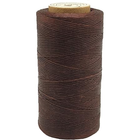 Amazon.com : Waxed Thread, 328 Yards 150D 1MM Leather Sewing Waxed ...