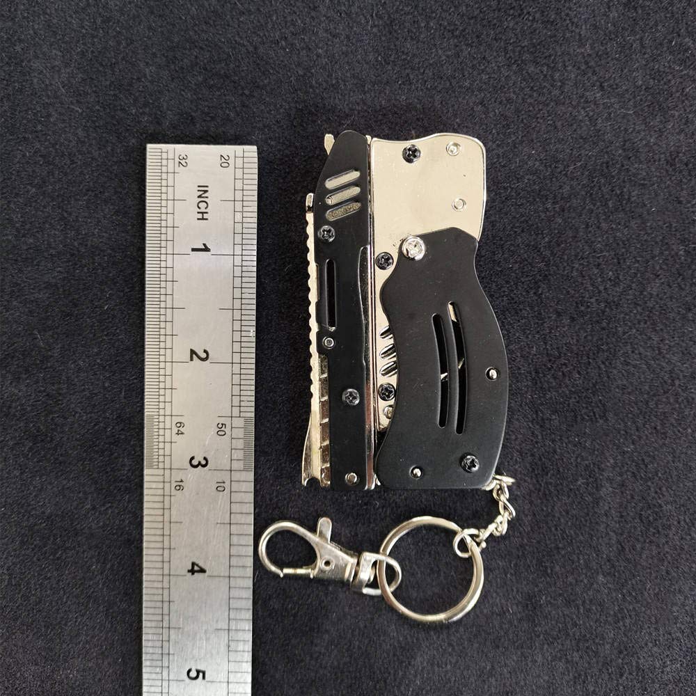 Buy Upgrade Mini Metal Foldable Toy Rubber Band Gun, Rubber Band Bullet ...