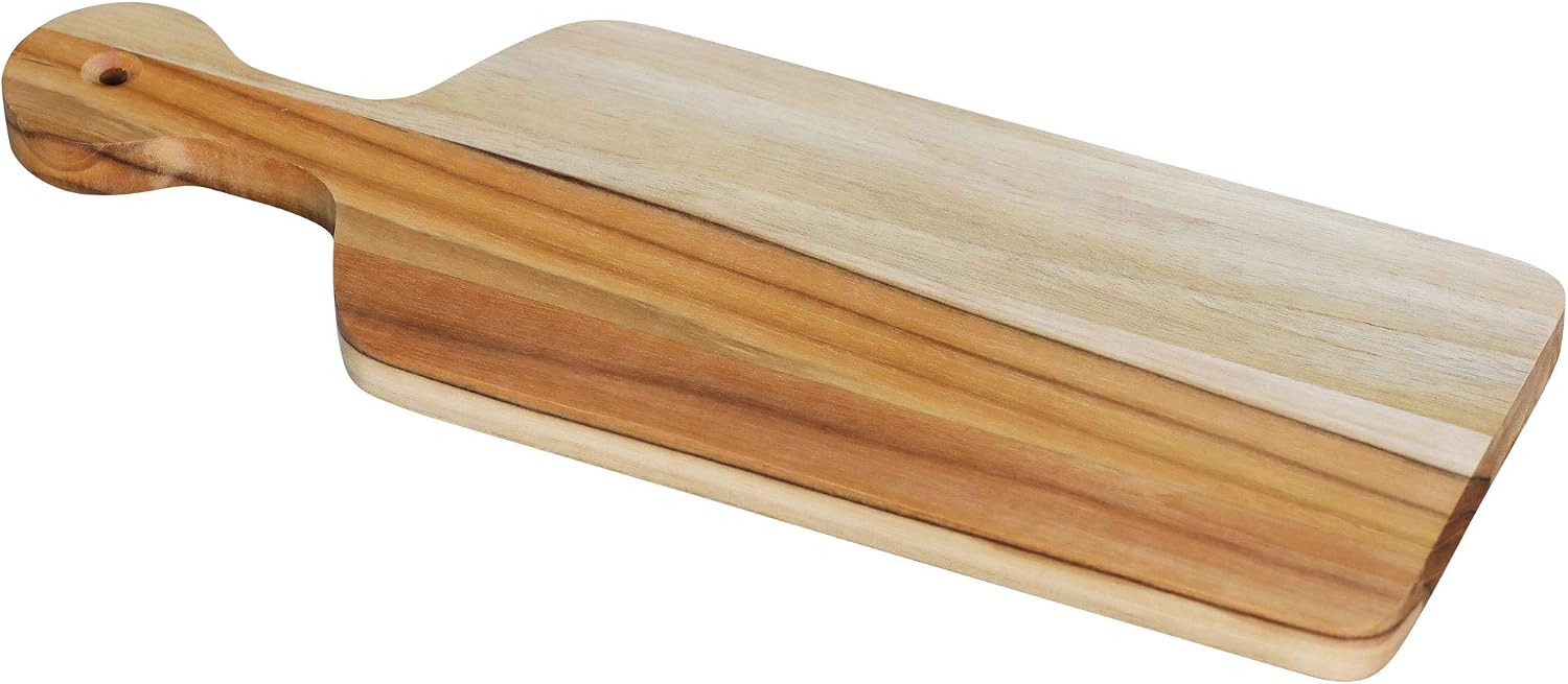 Amazon.com: Thirteen Chefs Terra Teak Small Cheese Board and Cutting ...