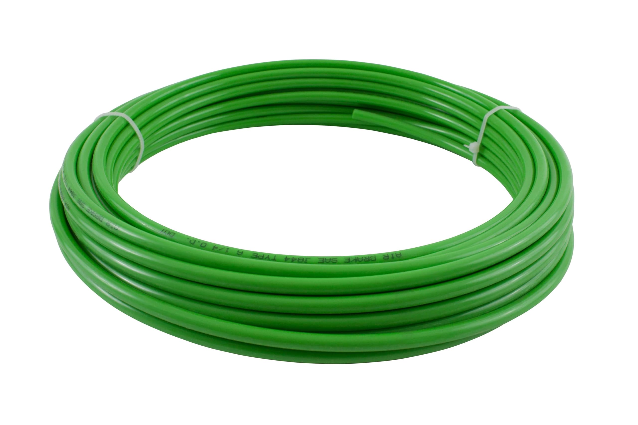 Snapklik.com : 3/8" OD X 100 Green SAE J844 Nylon Air Brake Tubing DOT ...