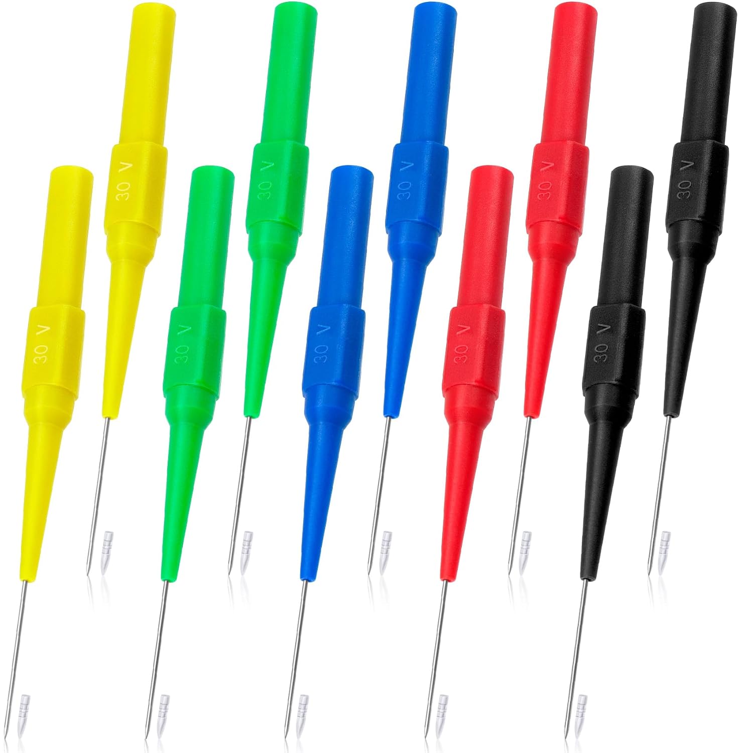 ANCIRS 10 Pcs Test Probe Pins, 0.7mm Non-Destructive Insulation ...