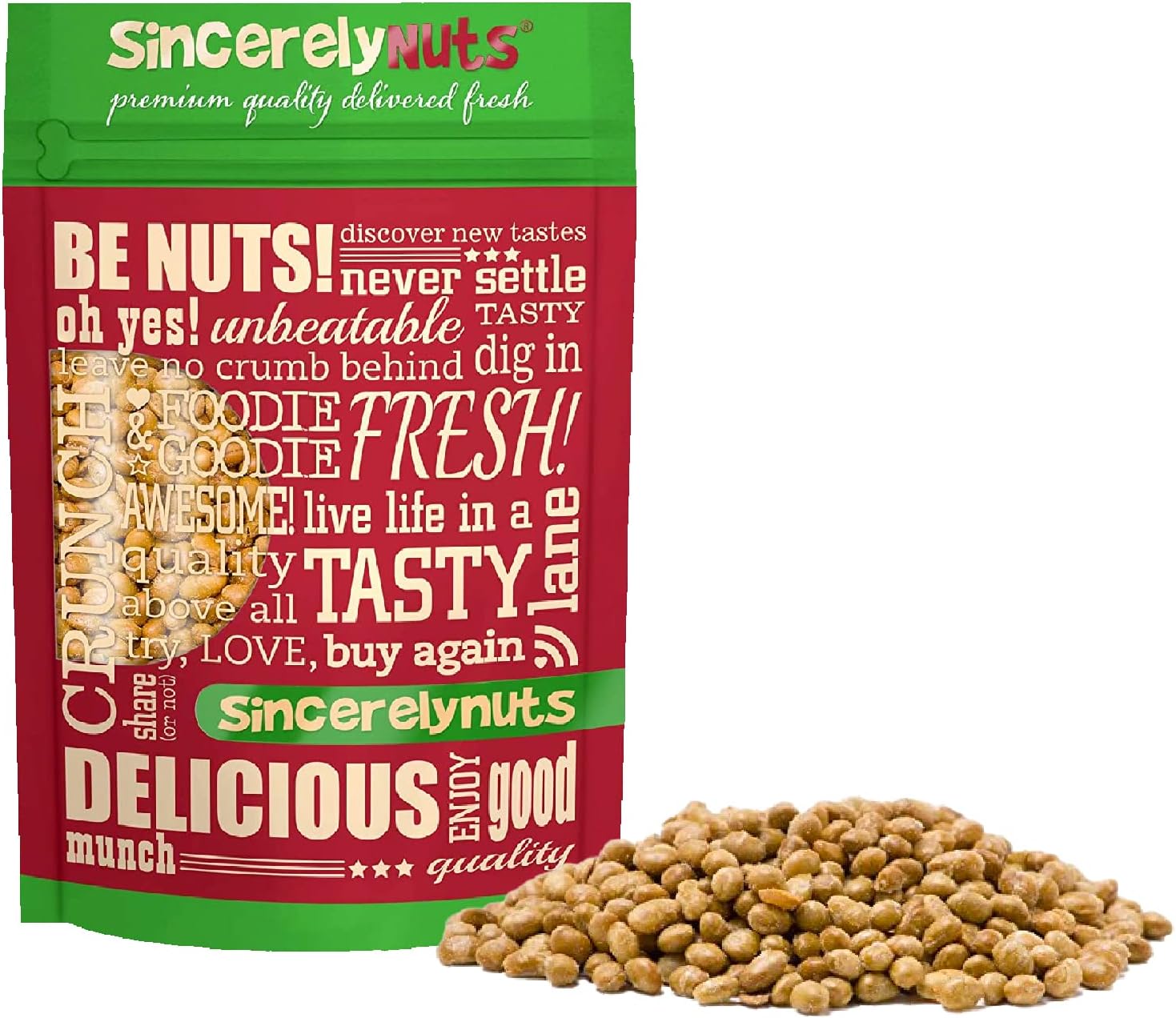 Sincerely Nuts Soybeans (Soy Nuts) Roasted & Salted - Five (5) Lb. Bag ...