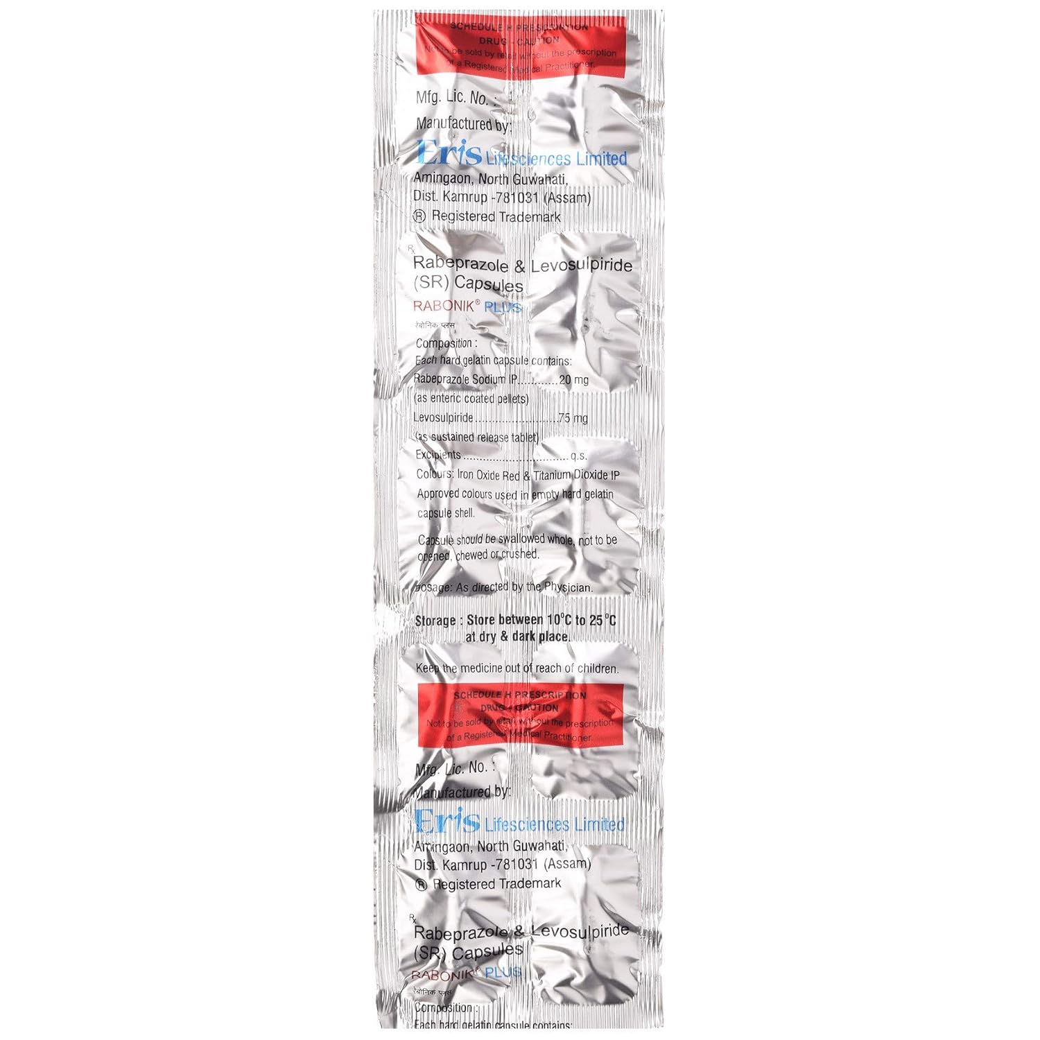 Rabonik Plus - Strip of 10 Capsules : Amazon.in: Health & Personal Care
