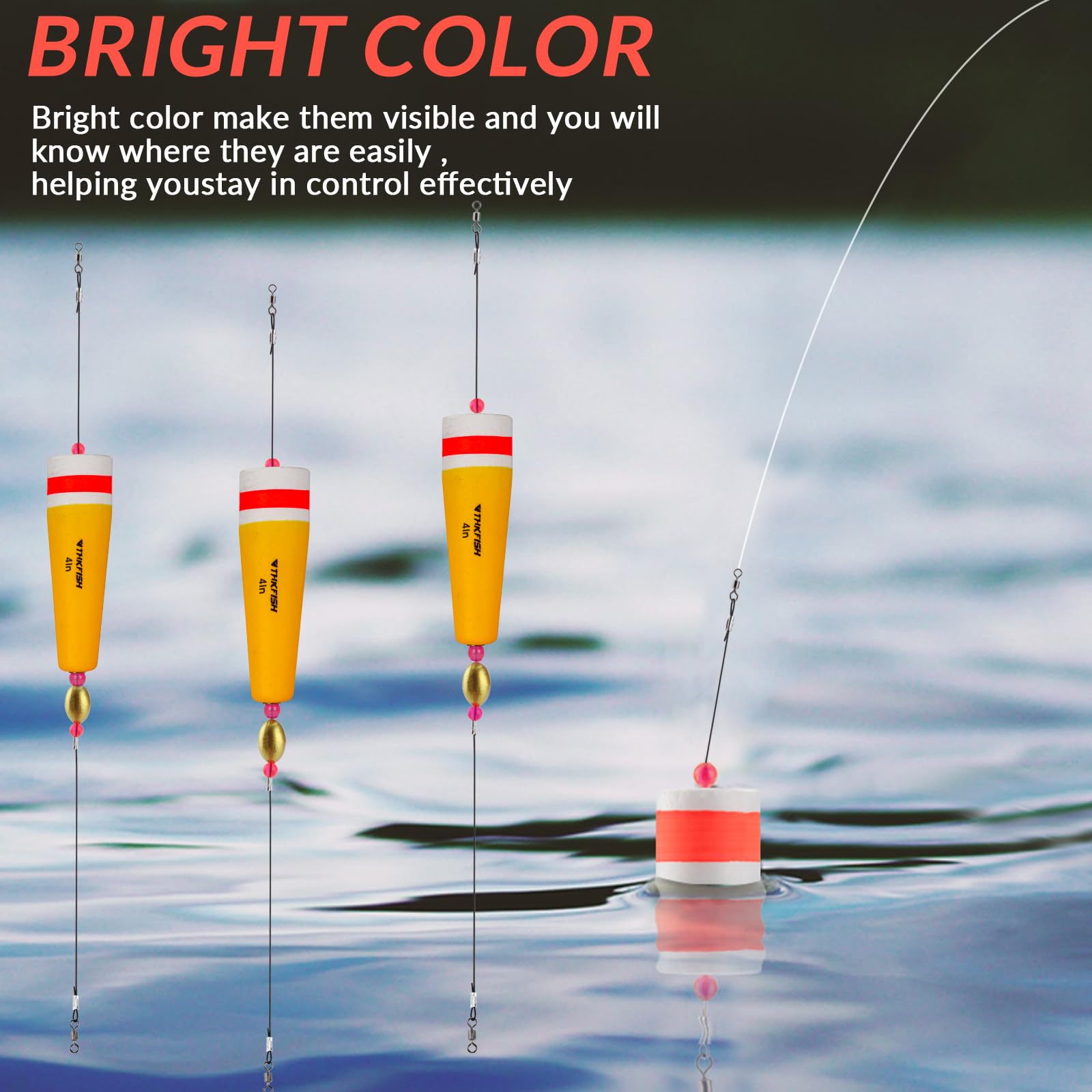 Snapklik.com : Weighted Bobbers - Popping Cork Float Rig Rattle ...
