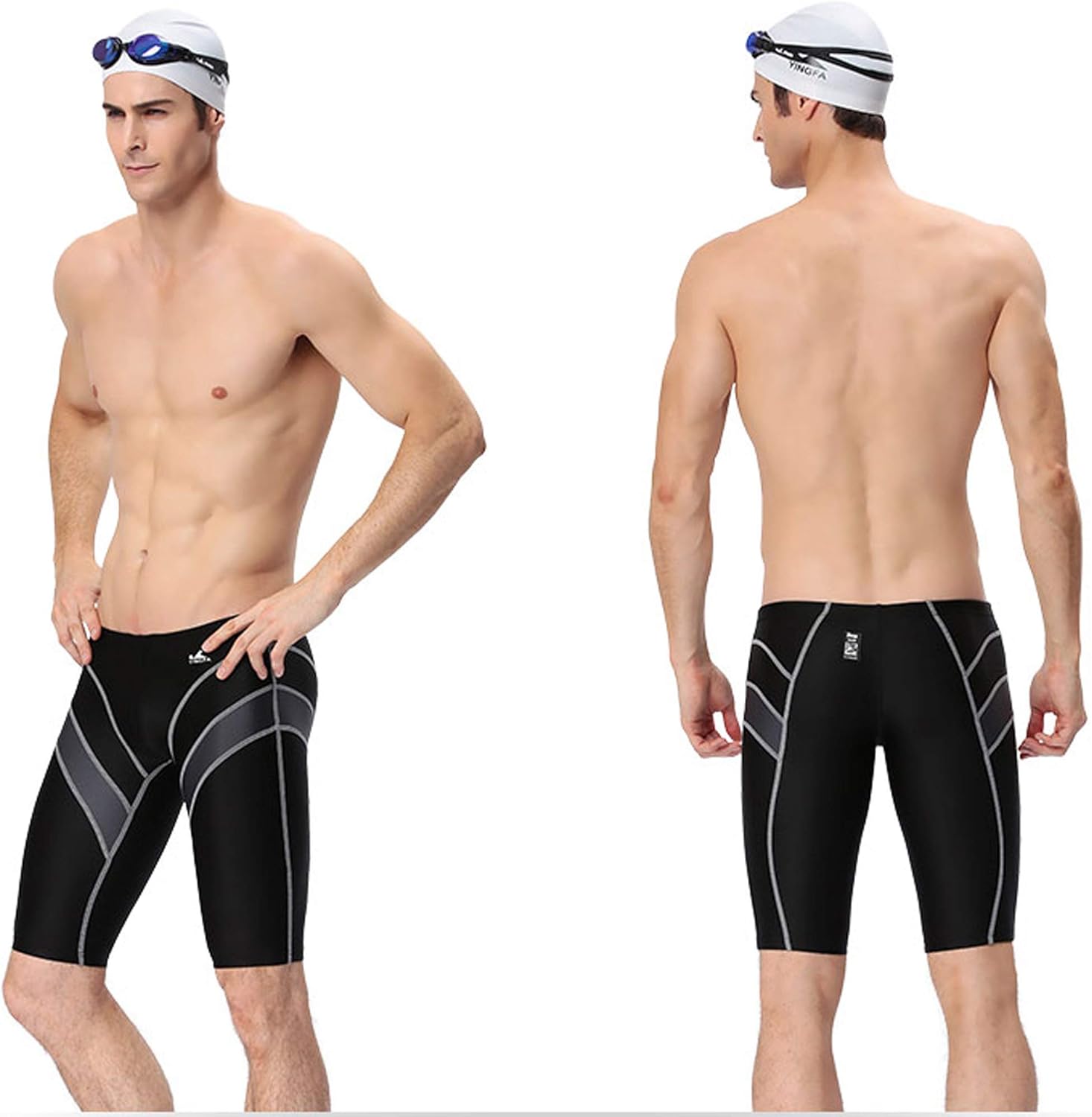 Amazon.com: Yingfa FINA Approved Swimming Jammers for Boys, US Size 36 ...