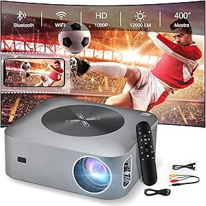 MTQ Proyector 1080P Full HD, Proyector Auto Keystone con 40000 Horas de ...