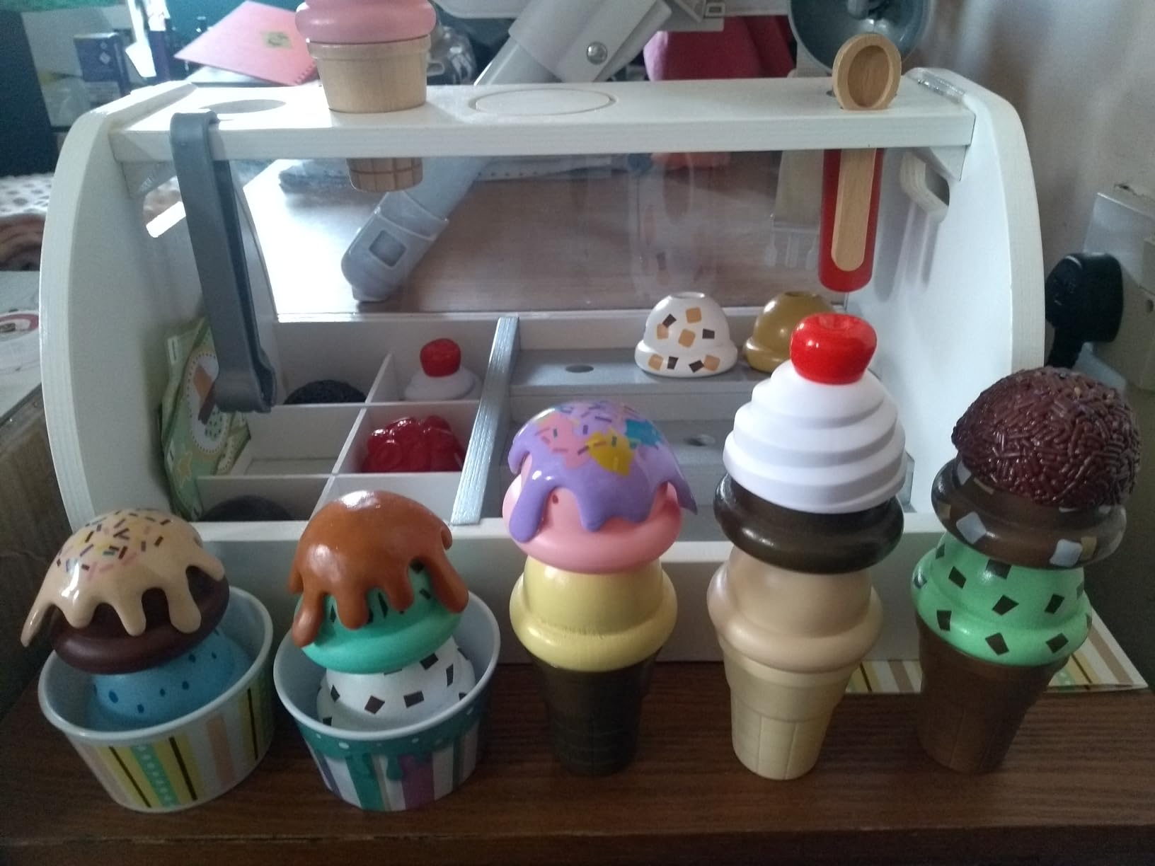 Lehoo Castle Ice Cream Toys for Kids, Food Toys & Play Kitchen ...