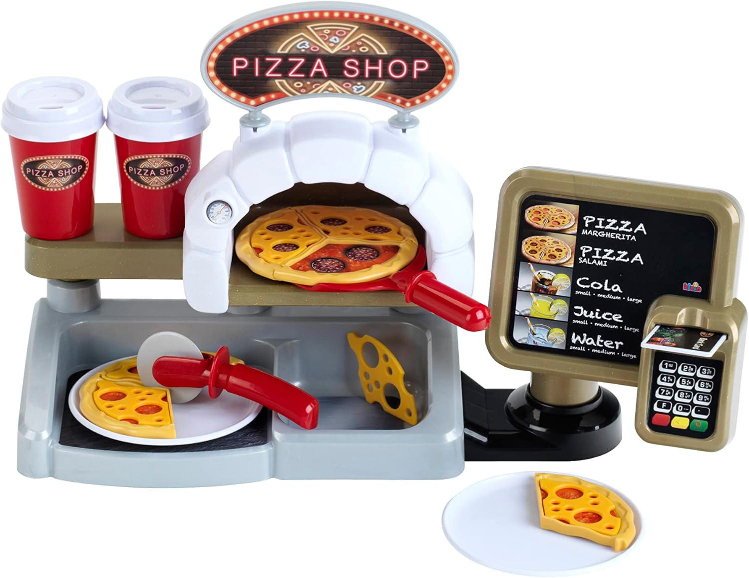 Theo KLEIN Toy Pizza Shop, Educational Tool Toys Set for Kids, Toys for ...