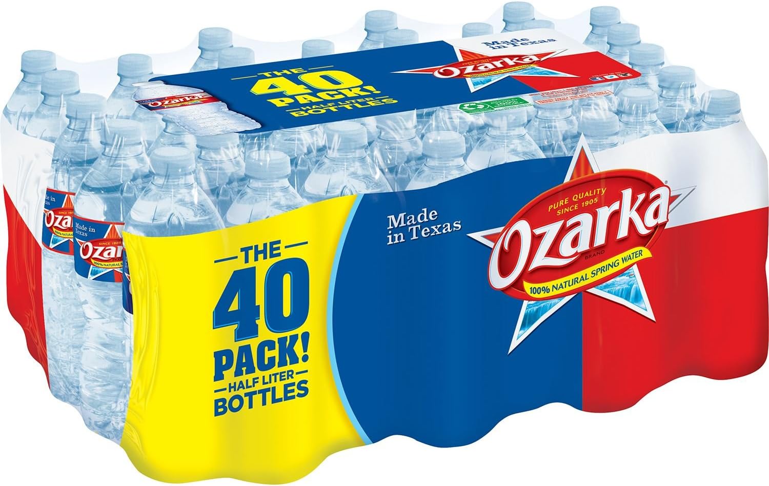 Amazon.com: Ozarka Natural Spring Water (16.9 Fluid Ounce bottles, 40 ...