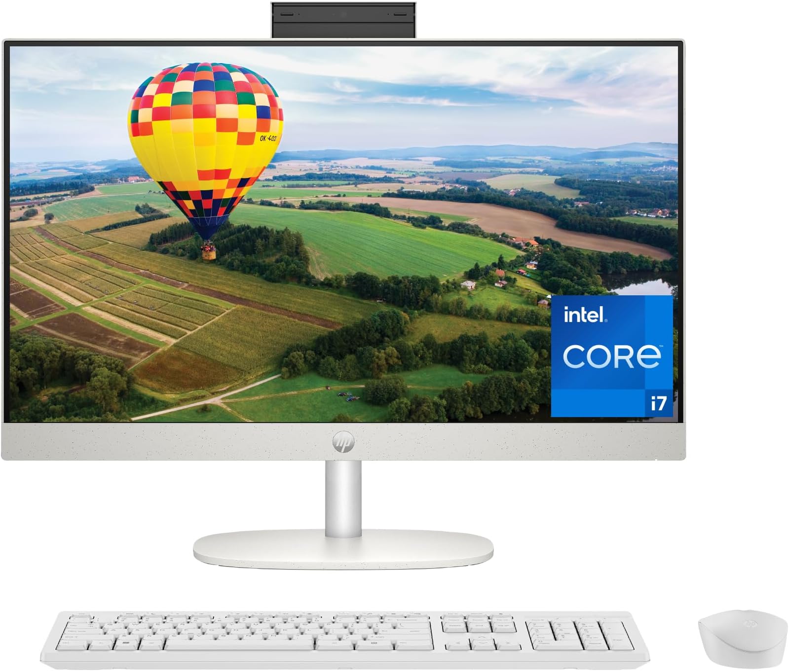 Amazon.com: HP 27 inch All-in-One Desktop PC, FHD Display, 13th Gen ...