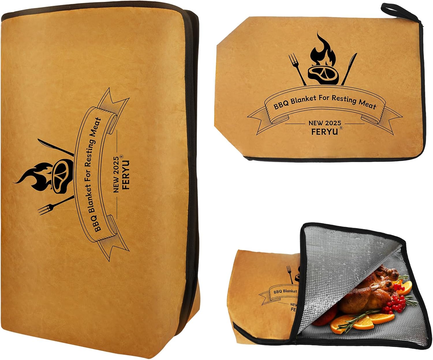 Amazon.com : BBQ Blanket for Resting Meat, BBQ Beef Brisket Wrapping ...
