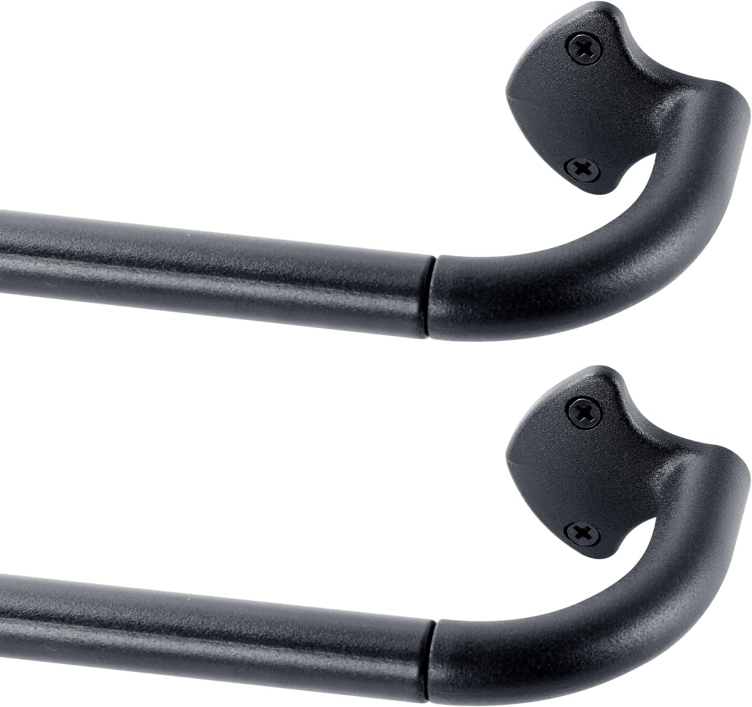 Amazon.com: 2 Pack Wrap Around Curtain Rods for Windows 48 to 84 Inches ...