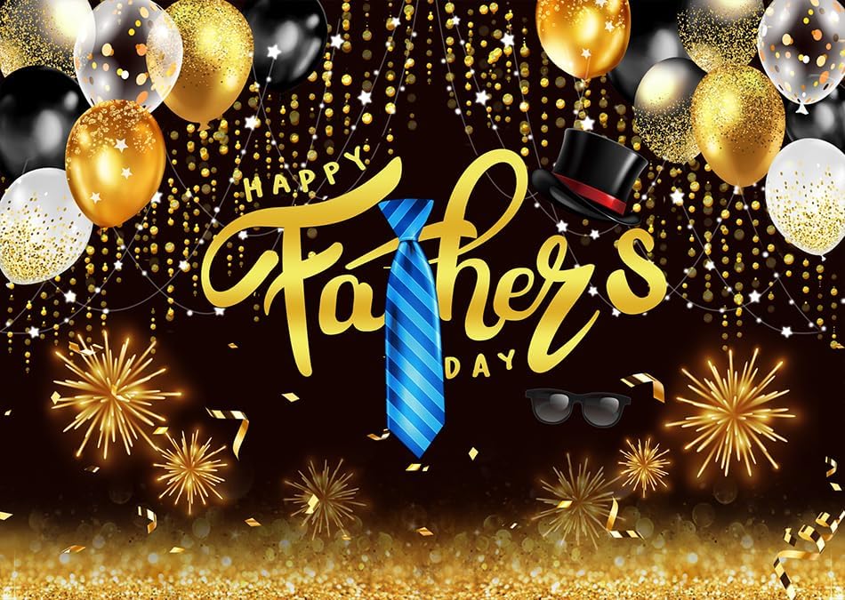 Amazon.com : Rsuuinu Happy Father's Day Photography Backdrop Donuts ...