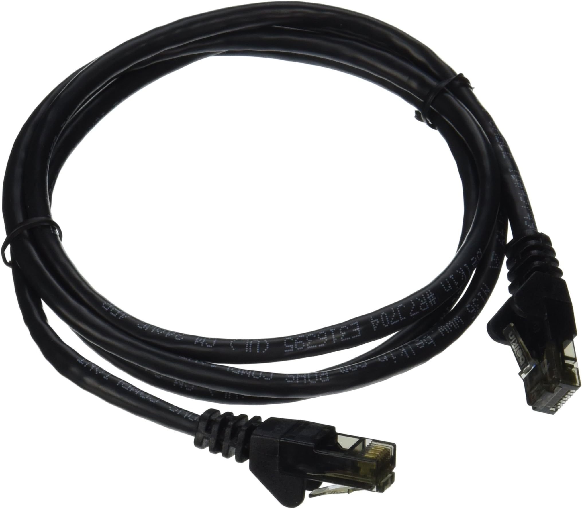 Amazon.com: Belkin CAT6 Snagless Patch Cable, RJ45 (Black) , 7-Foot ...