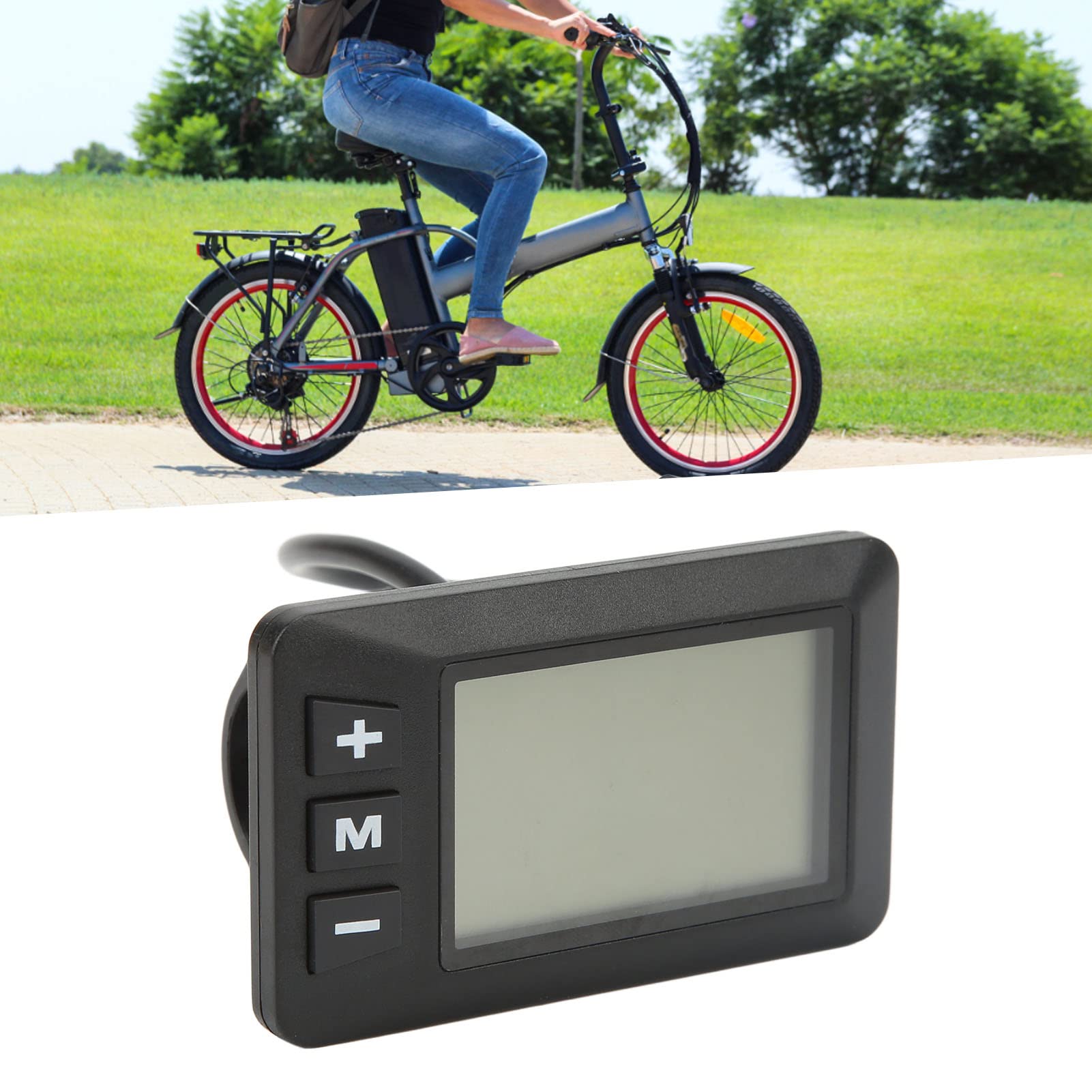 Tissting 36V Electric Bike LCD Display Meter Panel Bike Computer ...