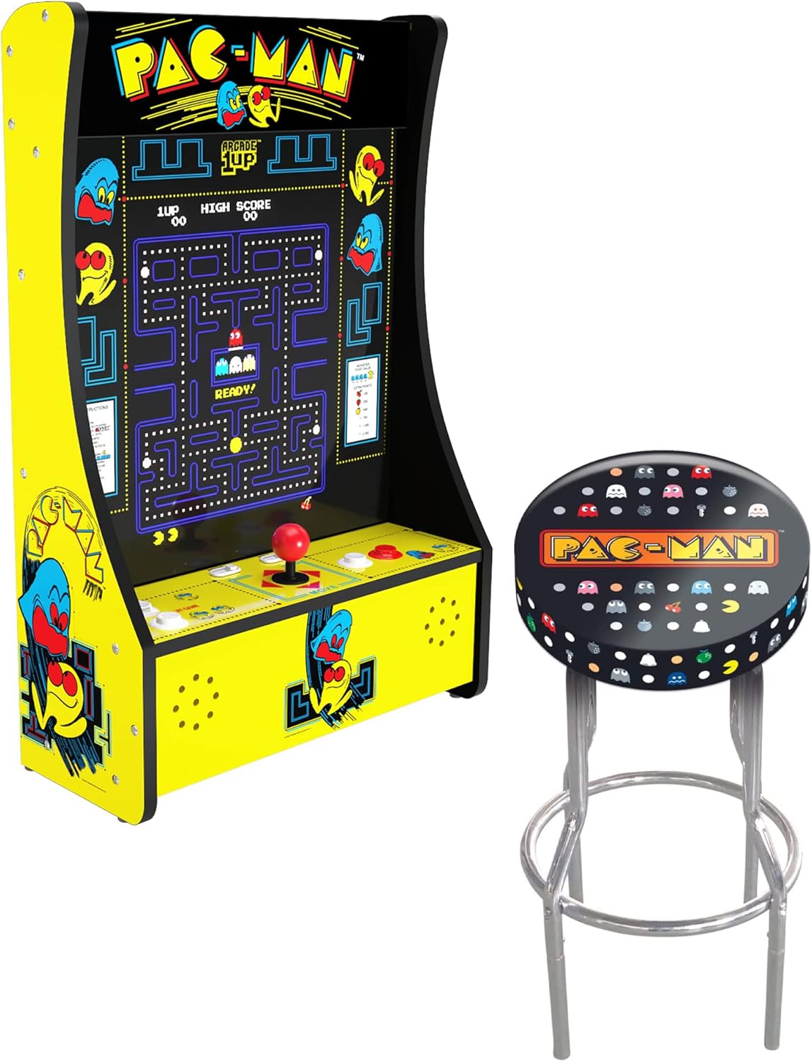5-in-1 Pac Man Partycade Arcade Game Cabinet with Philippines | Ubuy