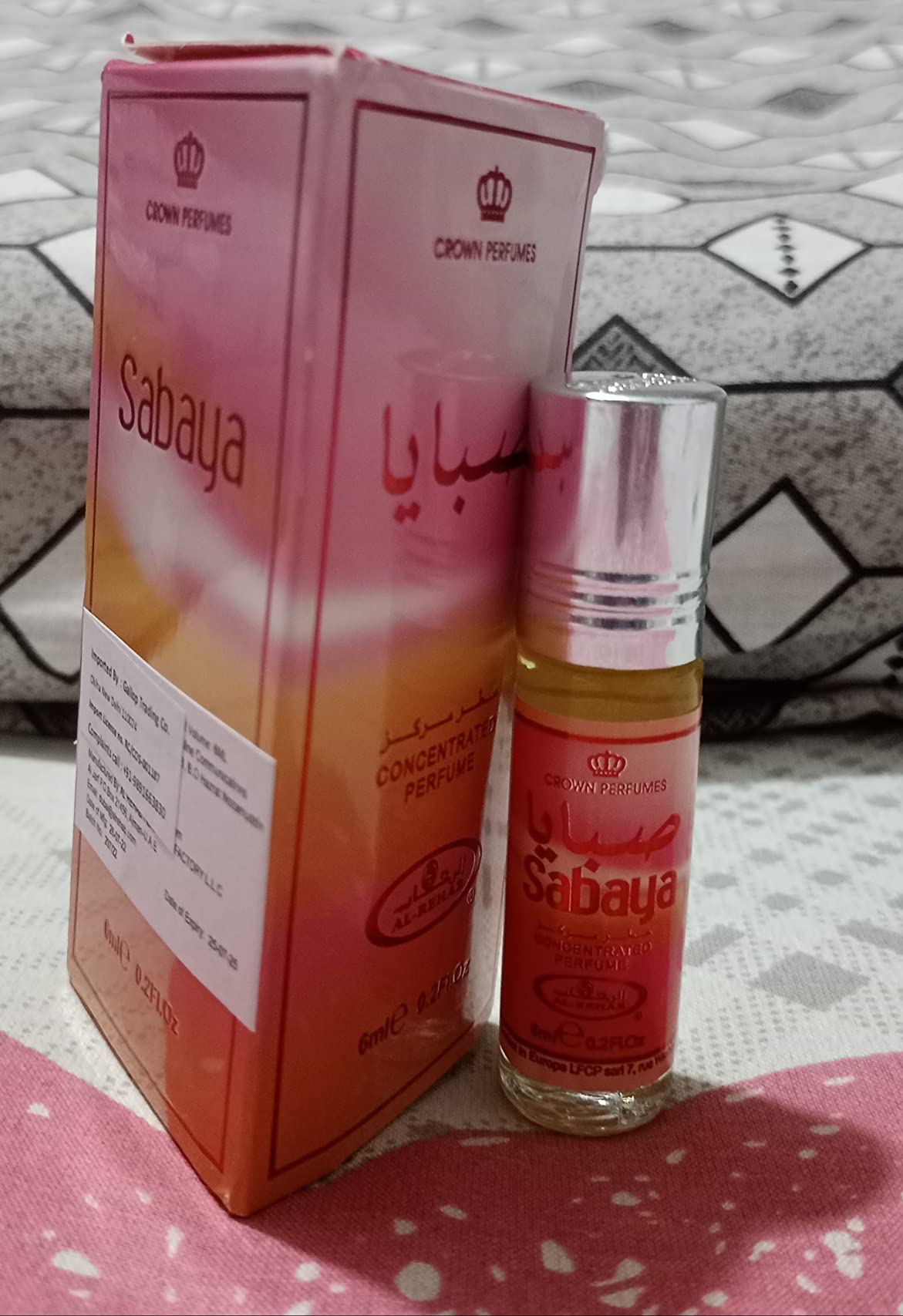 Al Rehab Unisex Adult Sabaya 6Ml Concentrated Sweet Perfume Roll-On ...