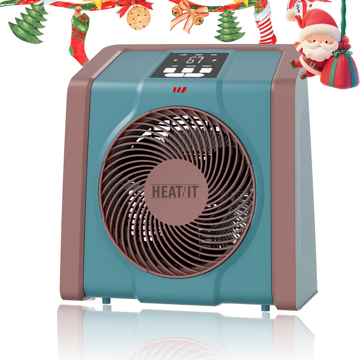 Amazon.com: HEATIT Space Heater for Indoor, Digital Display with ...
