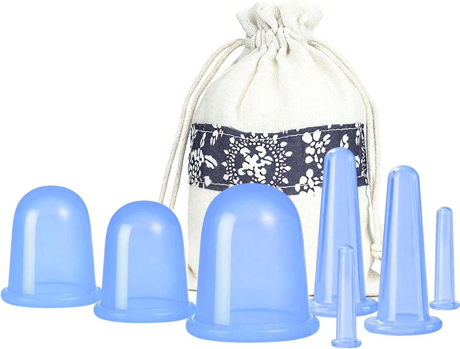 Amazon.com: LURE Essentials Glam Facial Cupping Set (5 pc) Face Eyes ...