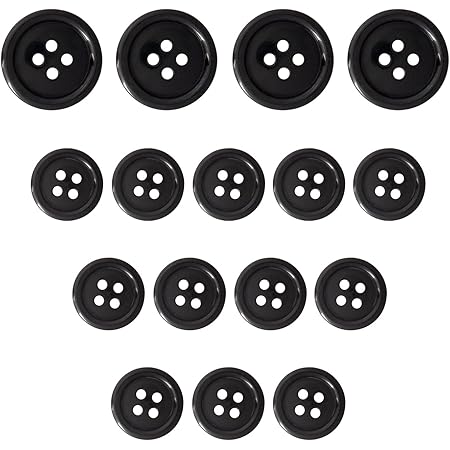 Black Suit Buttons Set- 11 Pieces- Ships Free + Free Shipping