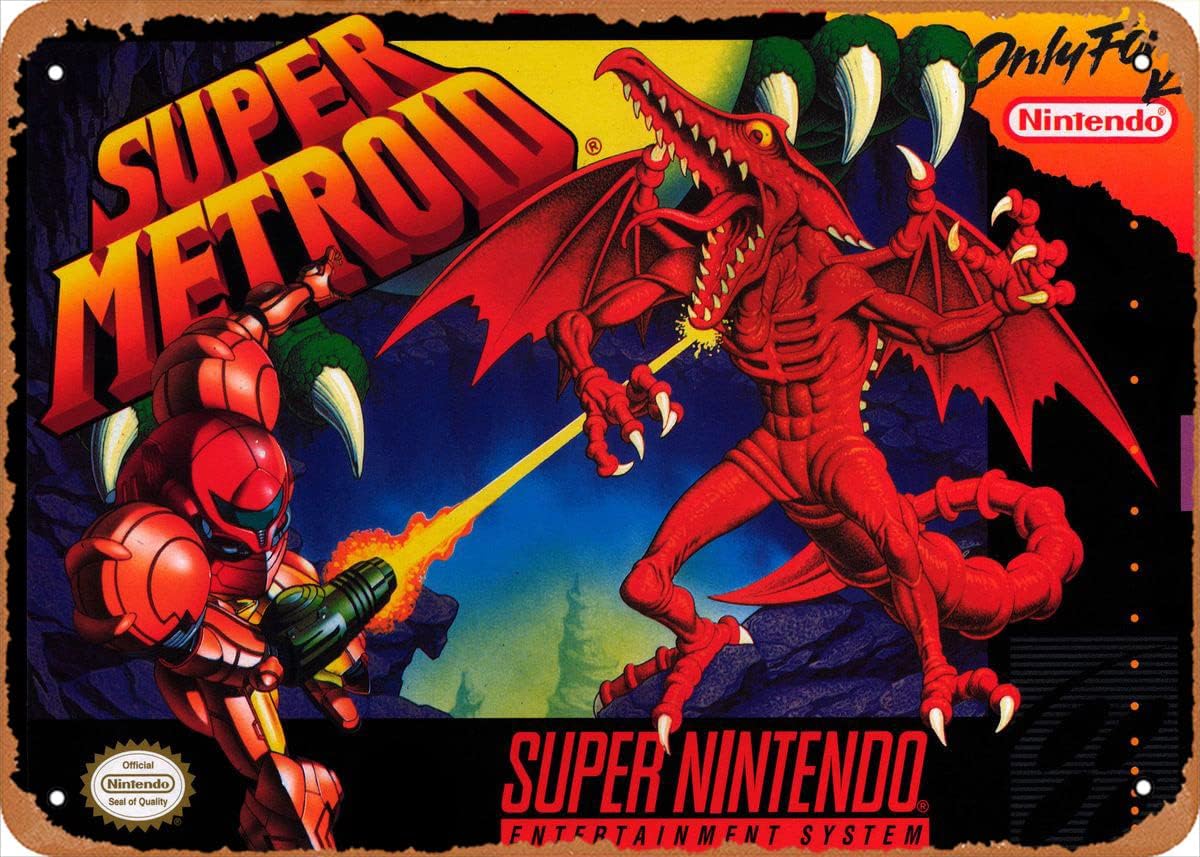 Amazon.com : Ysirseu The Classic Arcade Video Game Poster Metal Tin ...