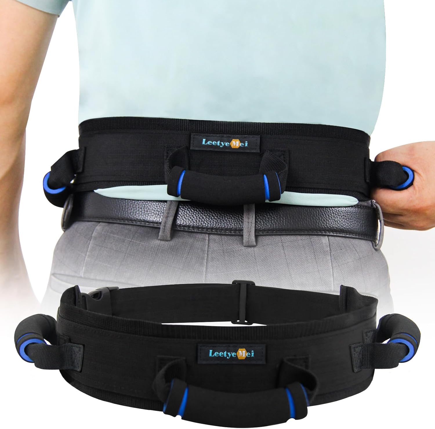 Amazon.com: Gait Belt for Seniors, Transfer Belt with Handles, Safety ...