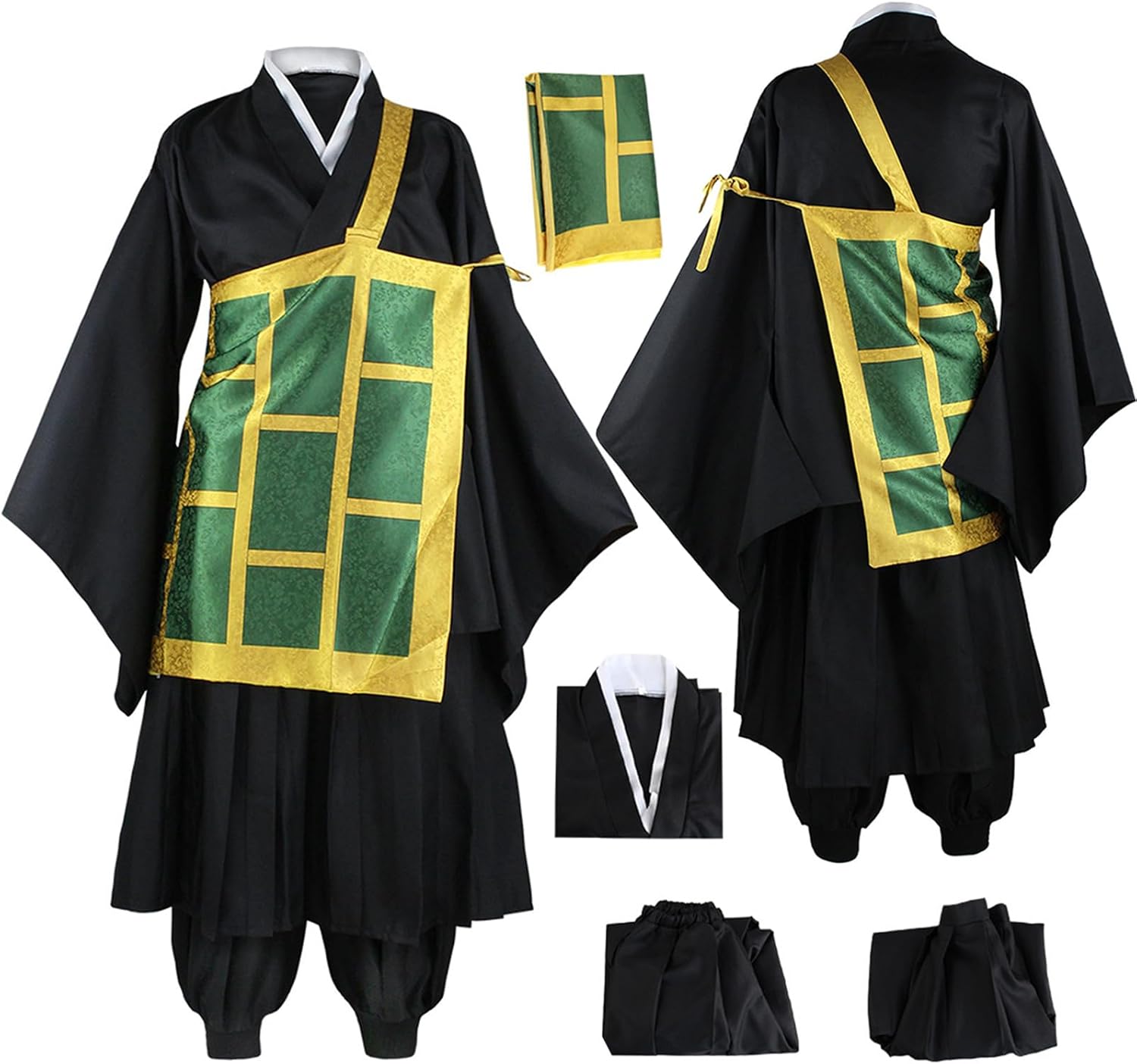 Amazon.com: YJCOS Geto Suguru Cosplay Costume Suit Kimono Monk Cassock ...