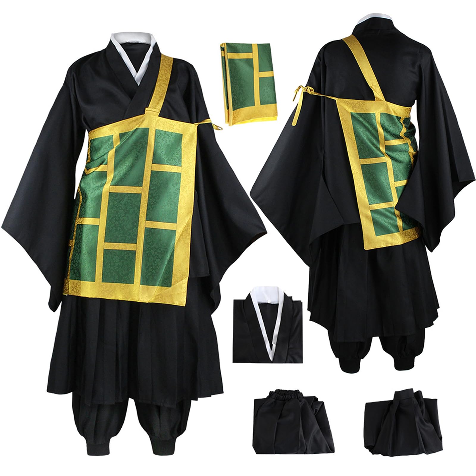 Amazon.com: YJCOS Geto Suguru Cosplay Costume Suit Kimono Monk Cassock ...