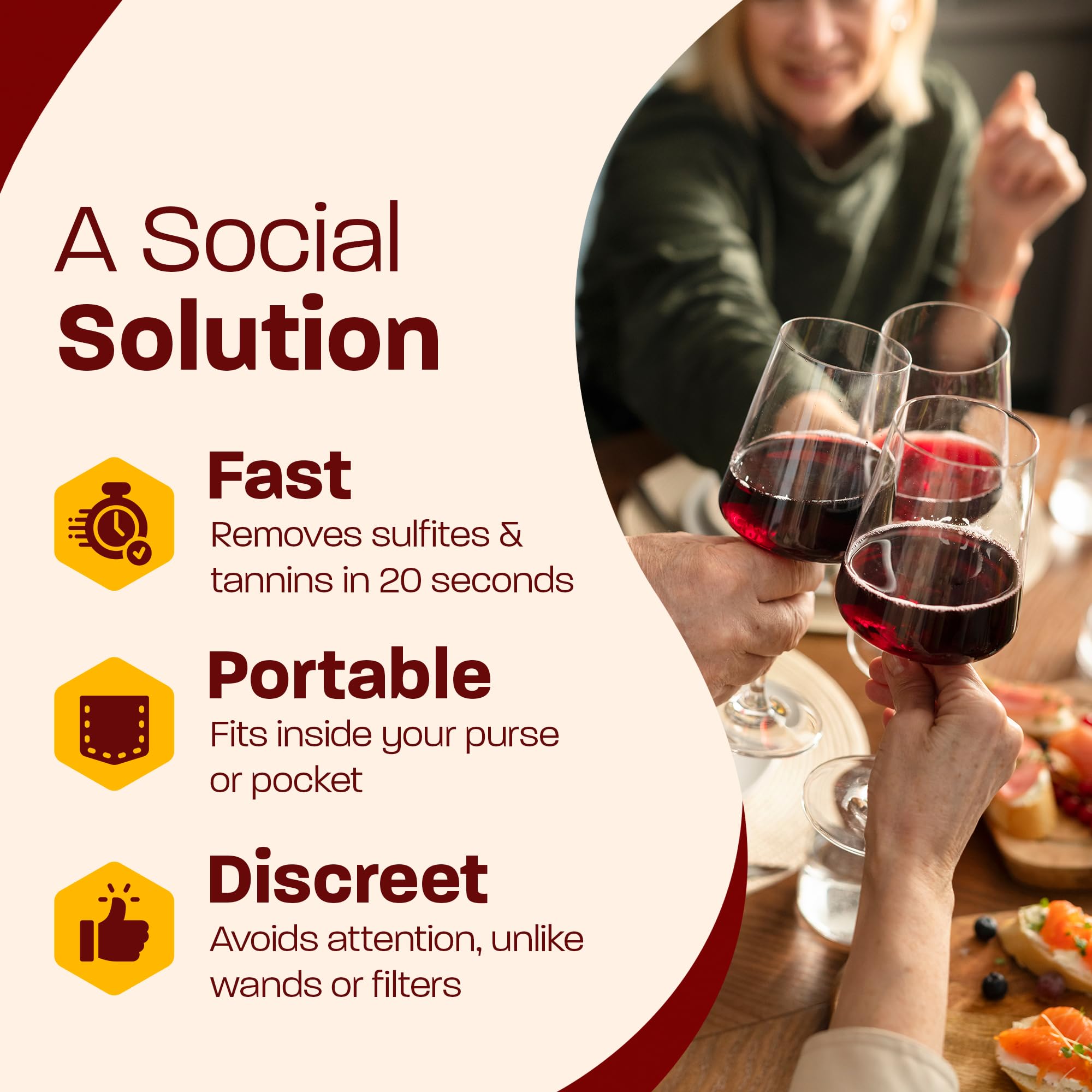 Snapklik.com : Original Wine Drops, 6pk- USA Made That Naturally Reduce ...