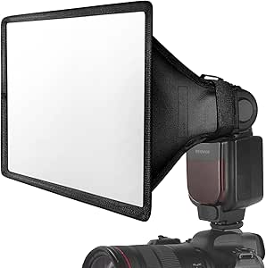 NEEWER Flash Diffuser Light Softbox 11" x 8", Universal, Collapsible ...