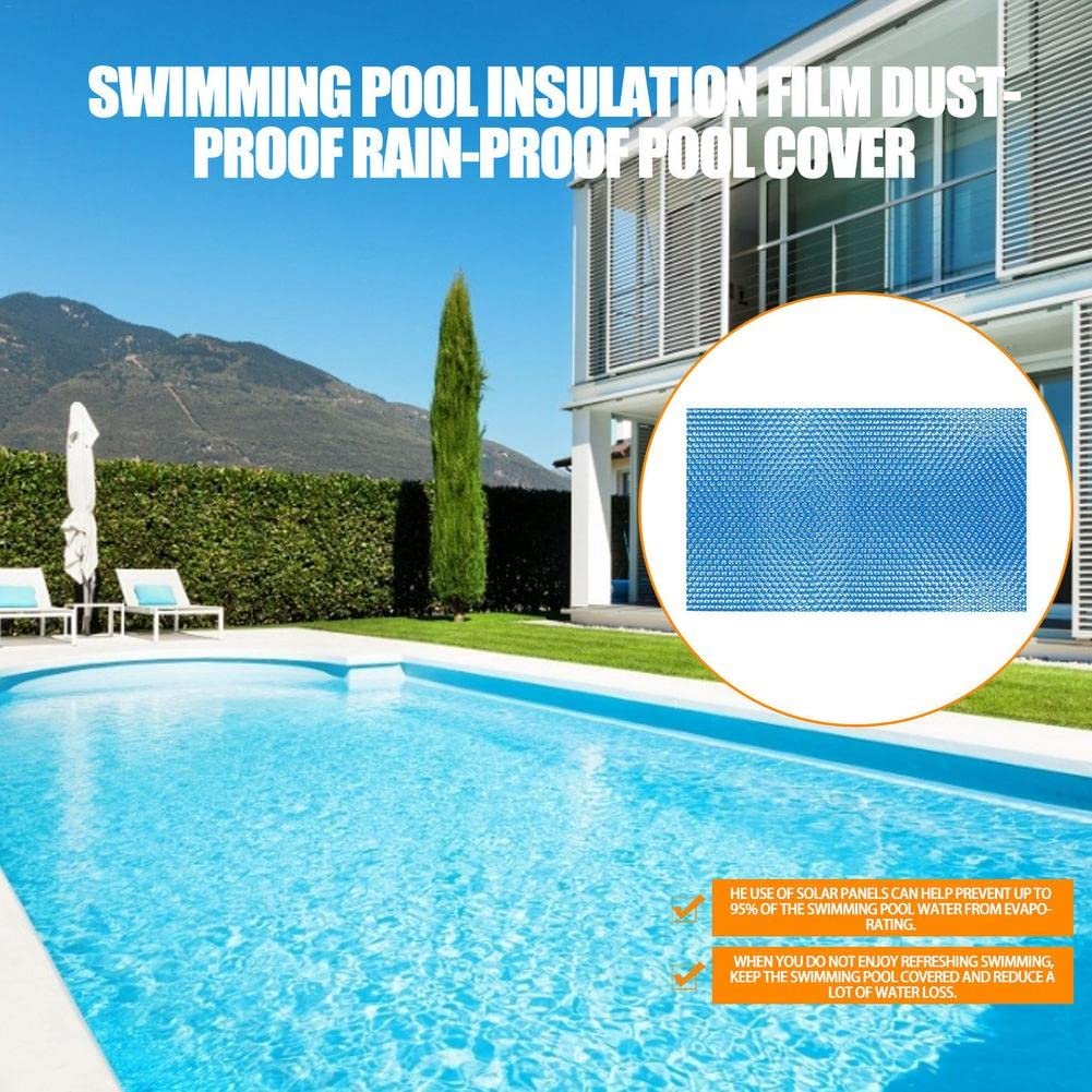 Rectangle Solar Pool Cover 10 12 14 15 16 20 24 28 30 32 Ft - Extra ...