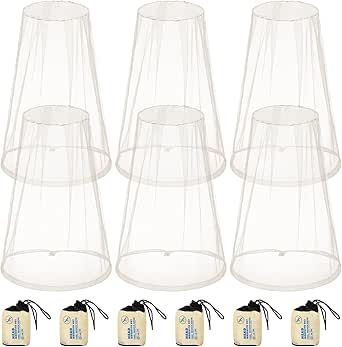 Amazon.com: HESTYA 6 Pack Mosquito Head Net Bug Head Net Insects Mesh ...
