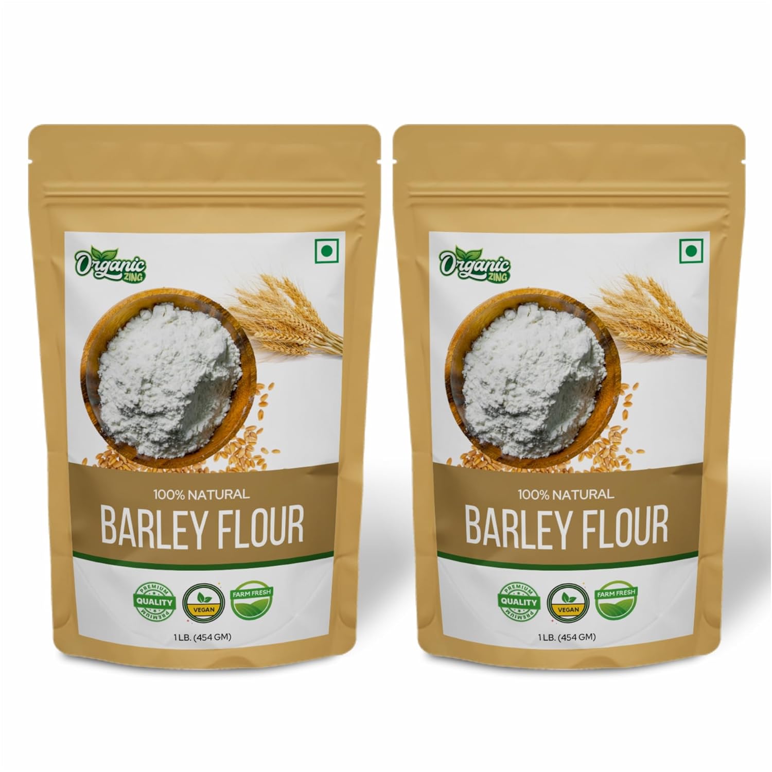 Amazon.com : Organic Zing Barley Flour – Food Grade – 454 g / 16 oz ...