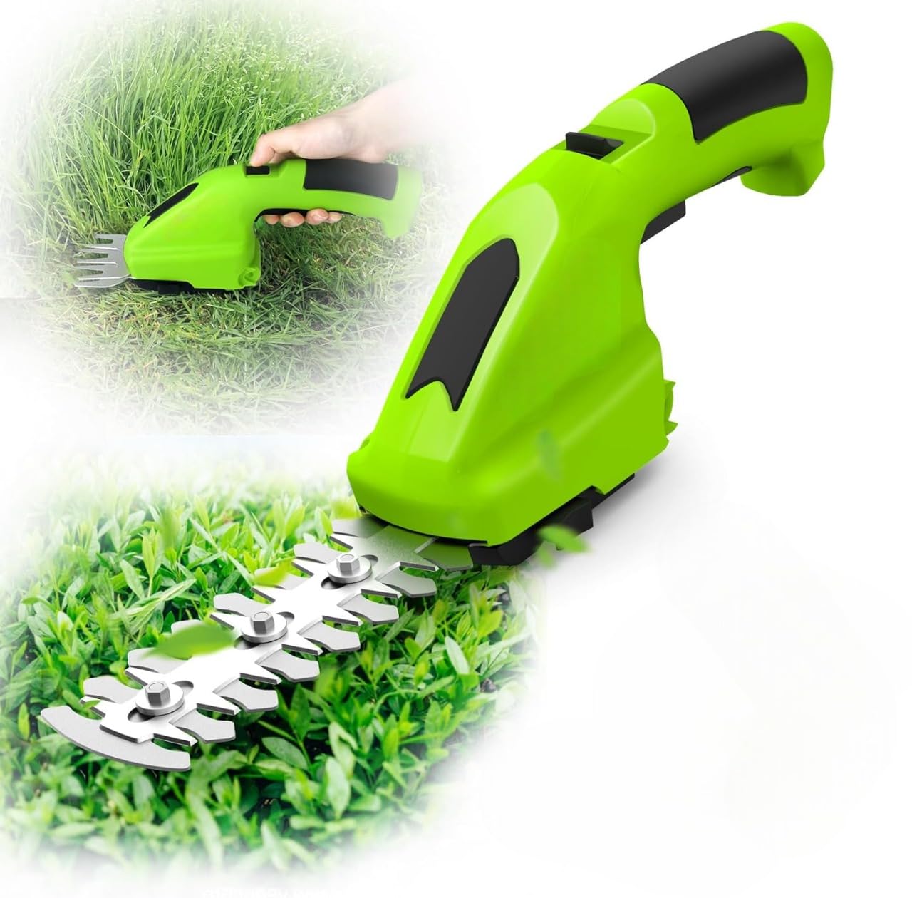 Buy HIRVAX 2 in 1 Grass Shear Cutter/Electric Hedge Trimmer Cordless ...