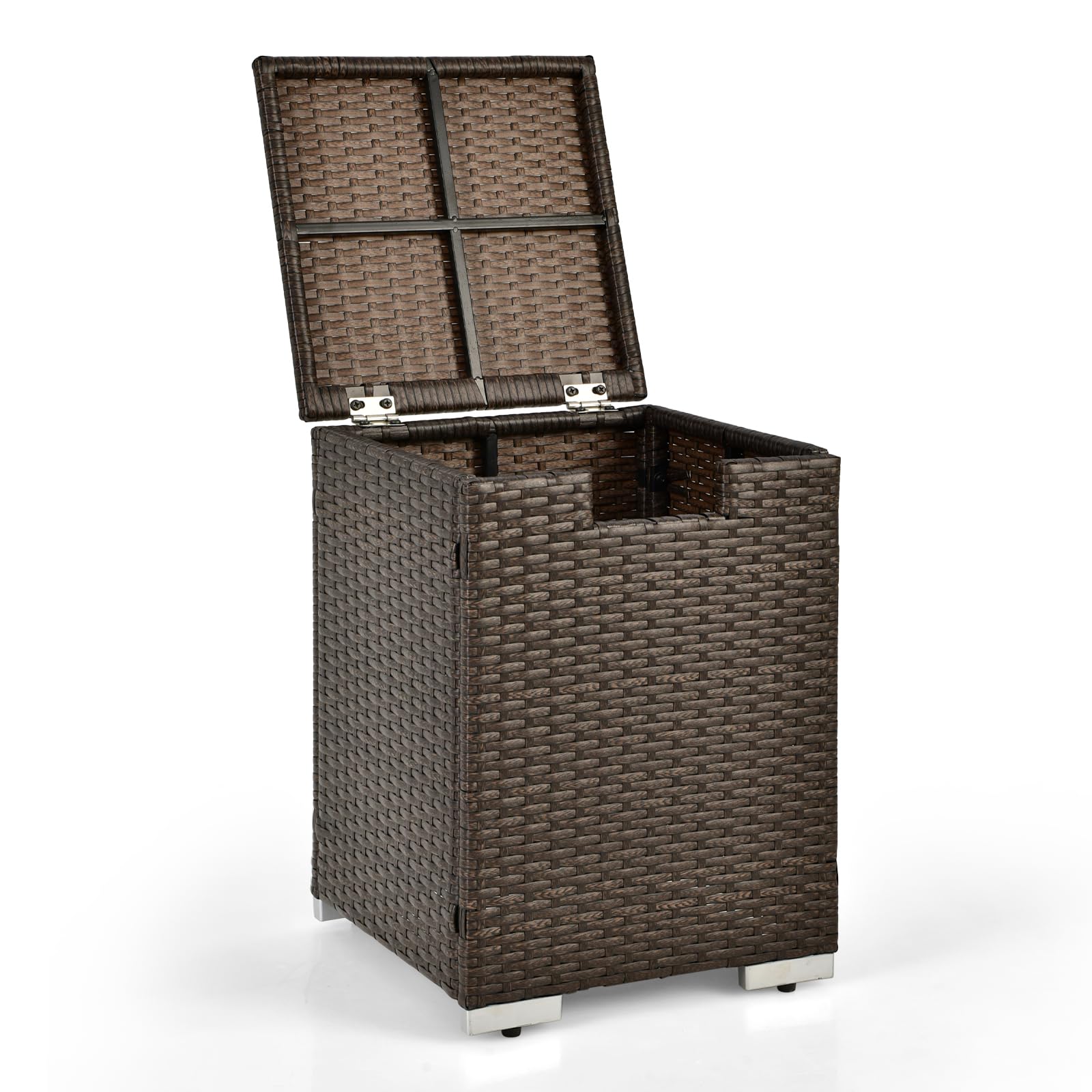 Amazon.com: ORALNER 16" Propane Tank Cover, Square Rattan Tank ...