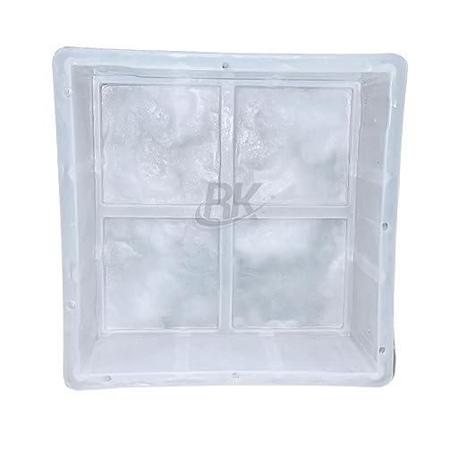 RK Plastic Coval Paver Block Mould (4 Dabbi)| 60 MM | 8x8 Size | Interlocking Tile Mould for ...