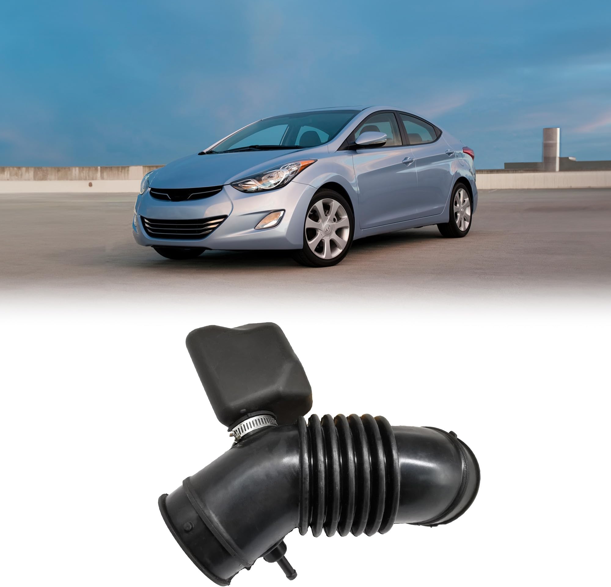 Amazon.com: Engine Air Intake Hose Fit for 2007-2012 Hyundai Elantra ...