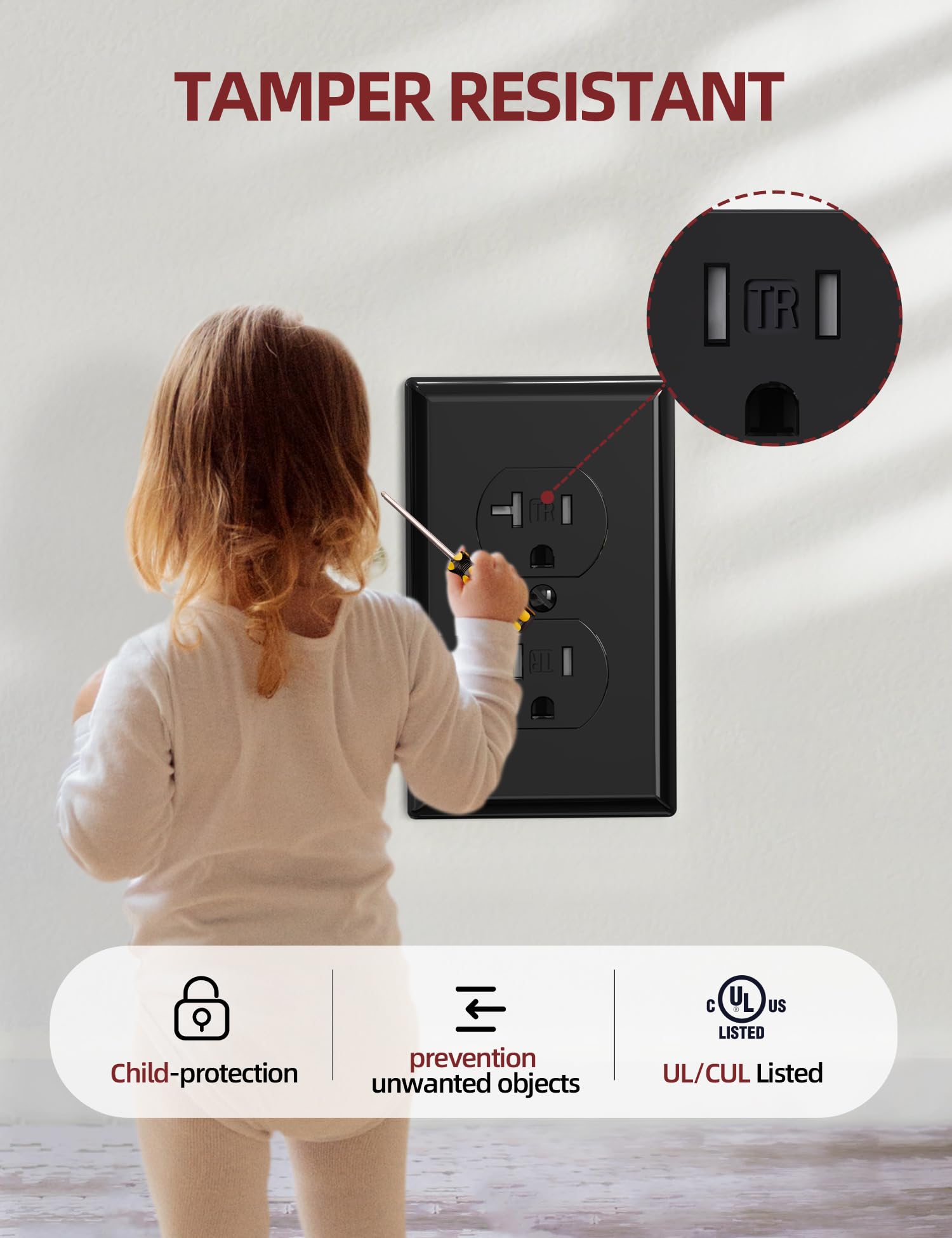 Snapklik.com : 20 Amps Outlets Duplex Electrical Receptacle Outlets ...
