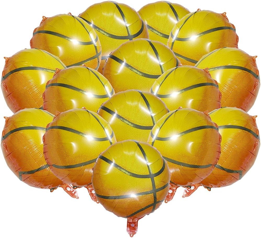 Amazon.com: 360 Degree Round Basketball Balloons Sport Basketball ...