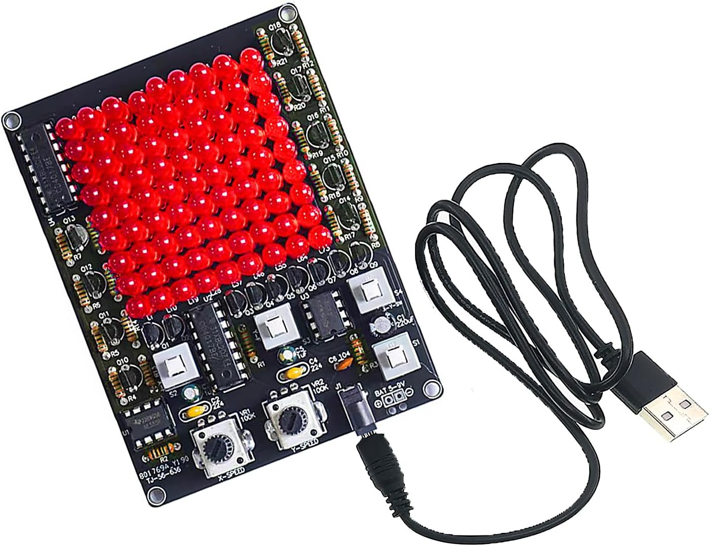 Amazon.com: Soldering Kit for Electronics Soldering Practice Kit LED ...