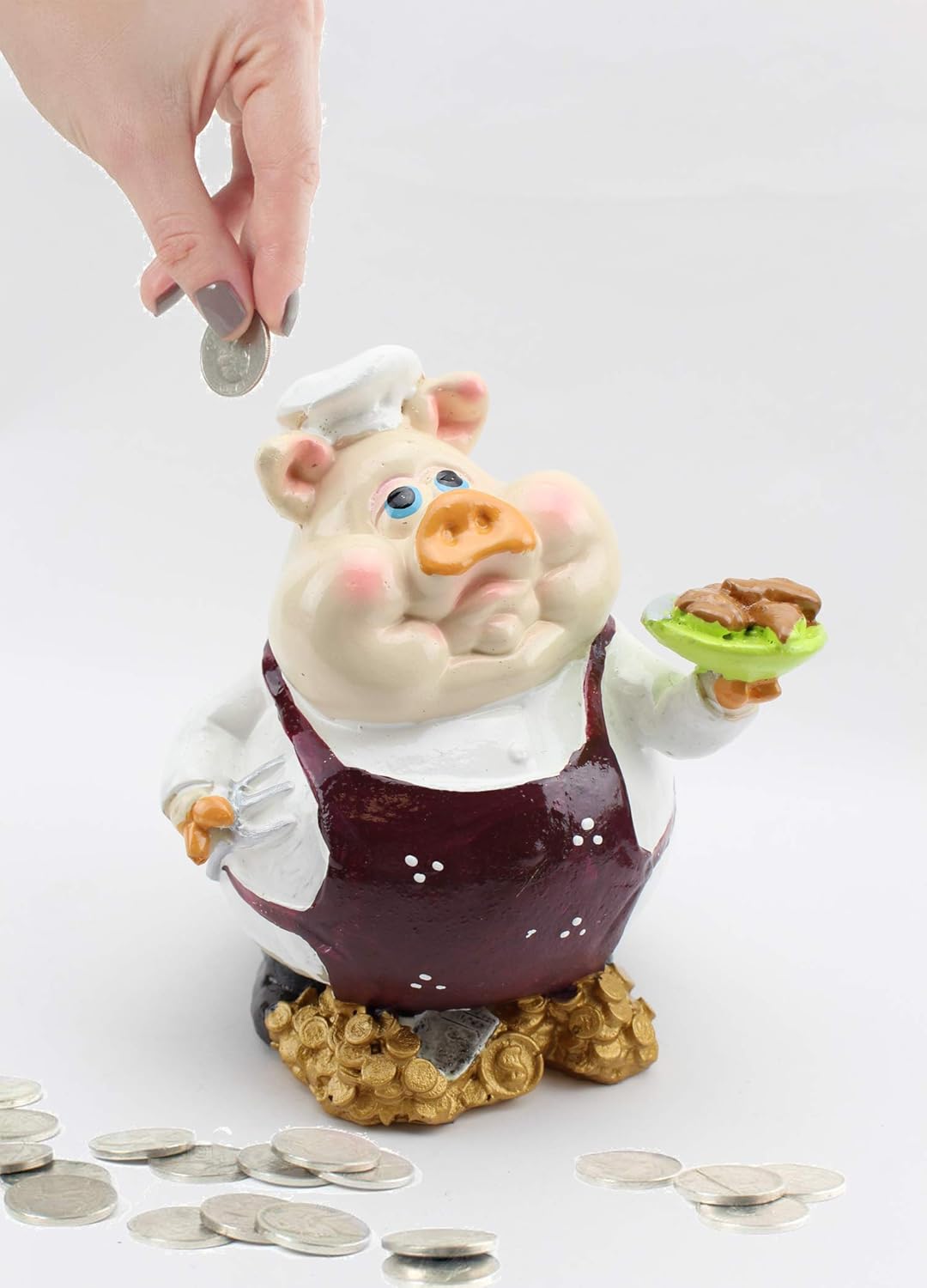 Amazon.com: We pay your sales tax Novelty Pig Saving Box Coin Bank ...