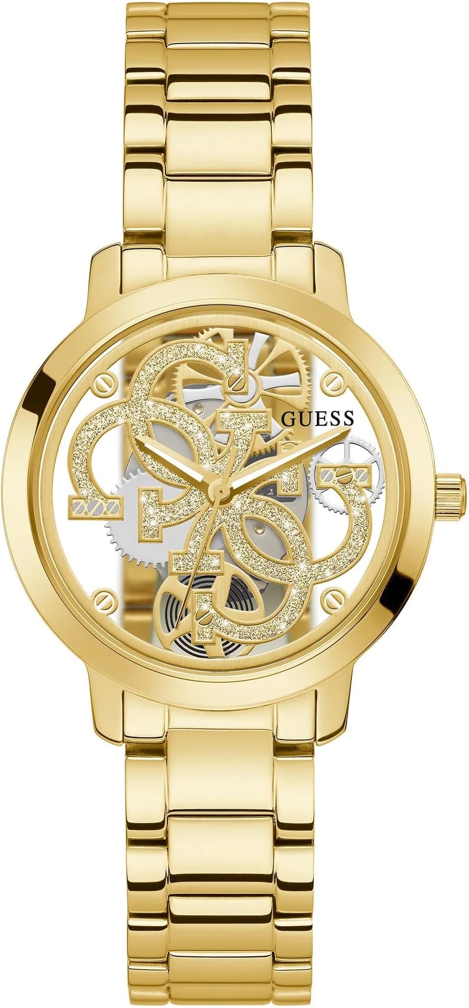 Buy GUESS Analog White Dial Women's Watch-GW0557L1 at Amazon.in