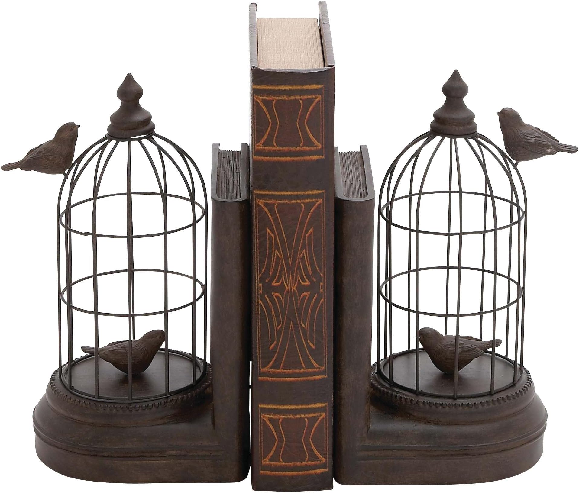Amazon.com: Resin Birds on a Branch Shaped Bookends (Set of 2 Pieces ...