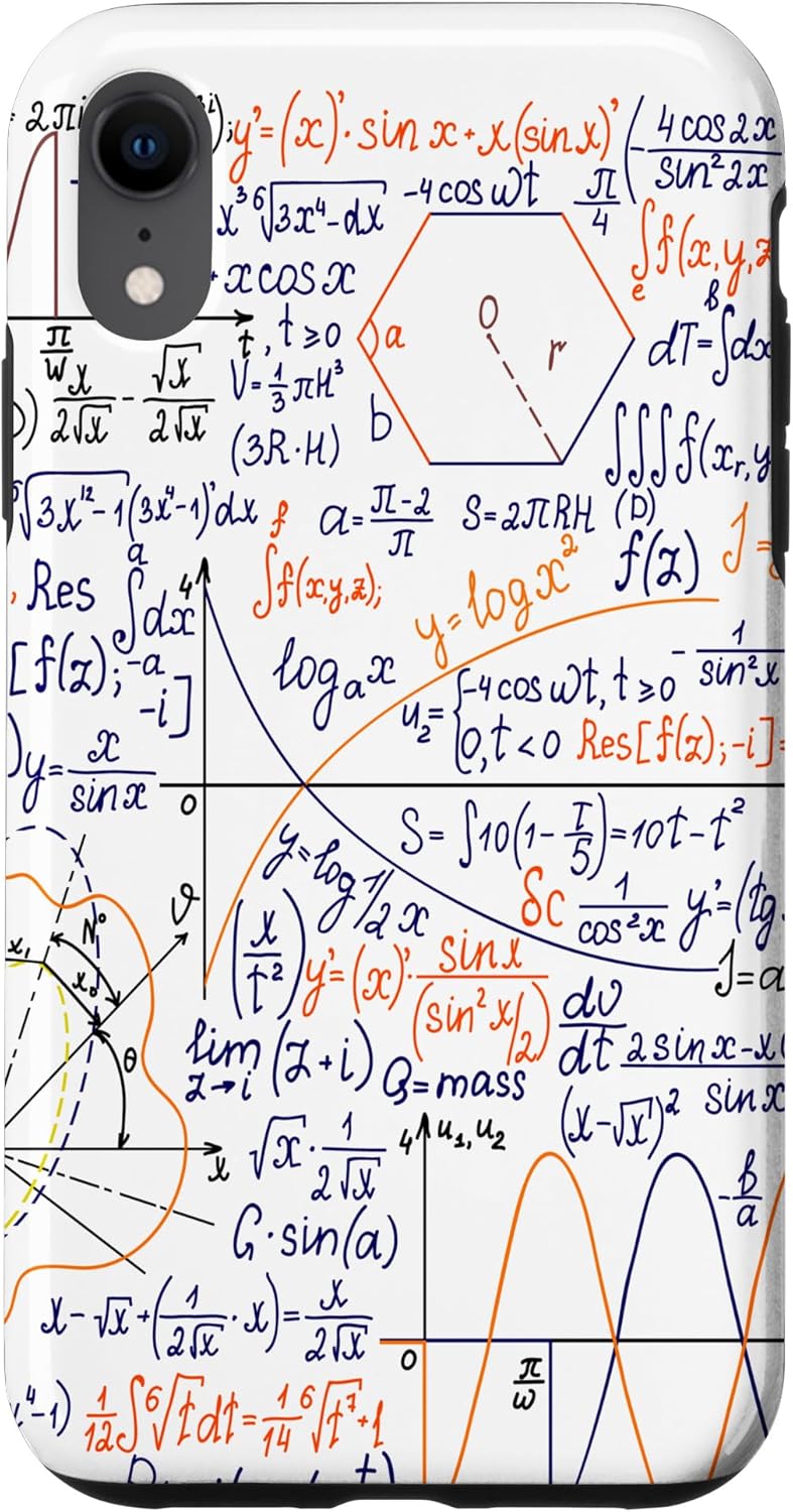 Amazon.com: iPhone XR Mathematics Formula Algebra Euclidean Algorithm ...