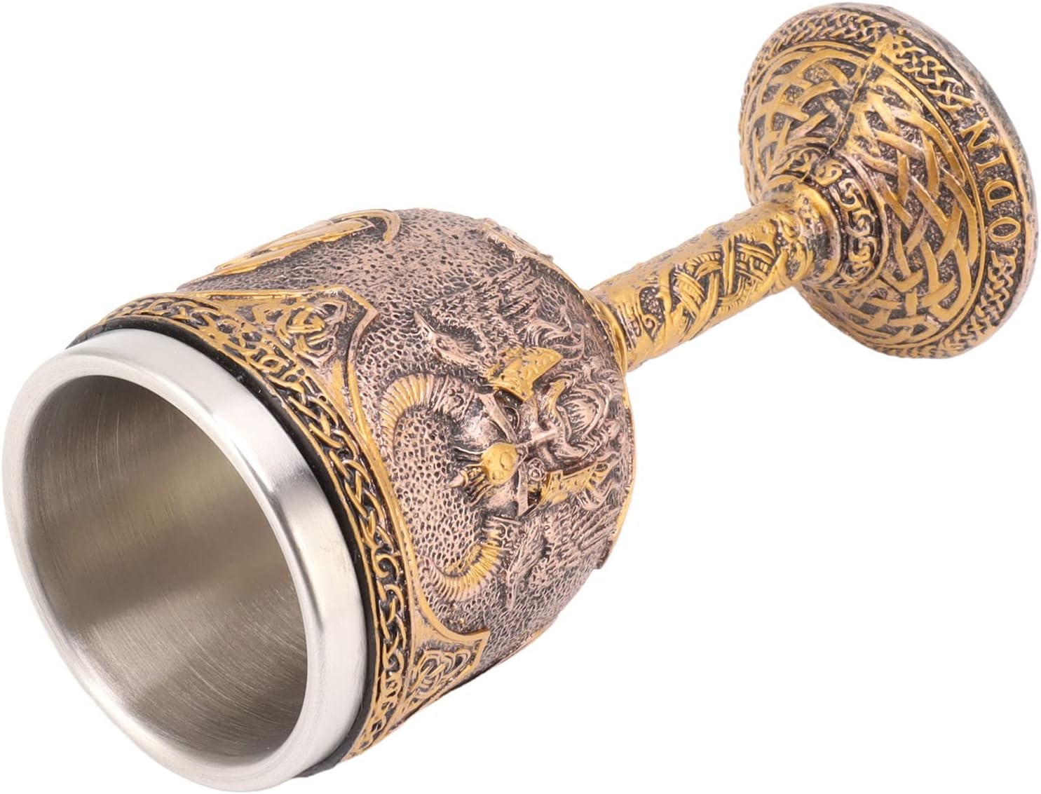 Copa de cáliz nórdico vikingo, copa de vino retro, copa medieval, copa ...