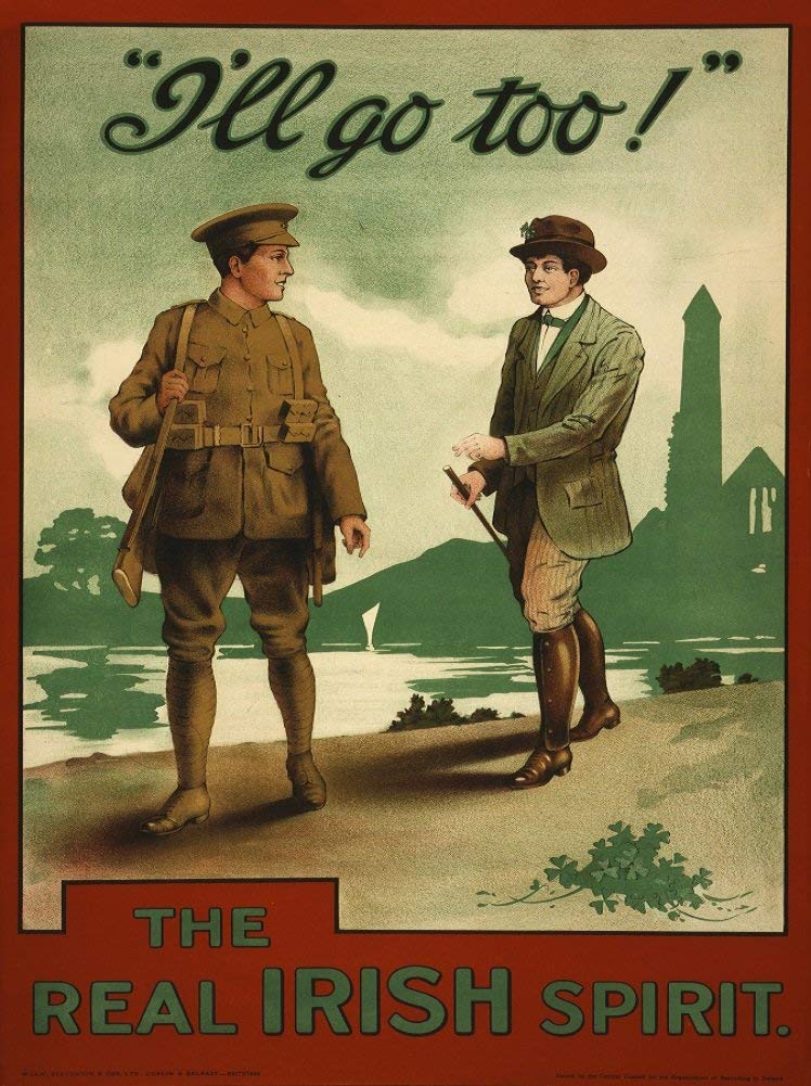 World Of Art Global Vintage Irish Ww1 Propaganda The Real | Desertcart ...