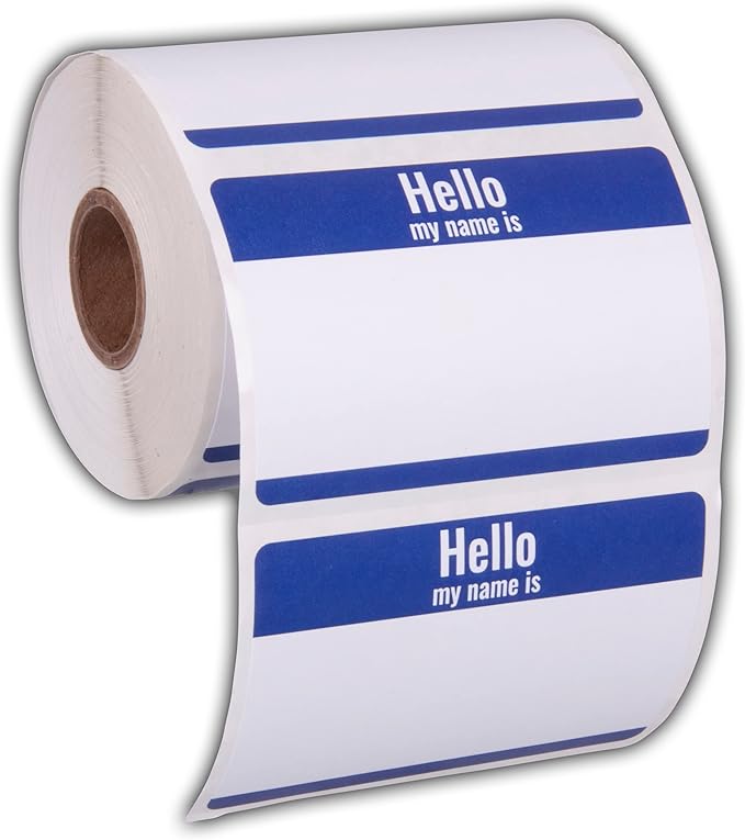 Amazon.com : 350 Pack Hello My Name is Stickers Identification Badges ...