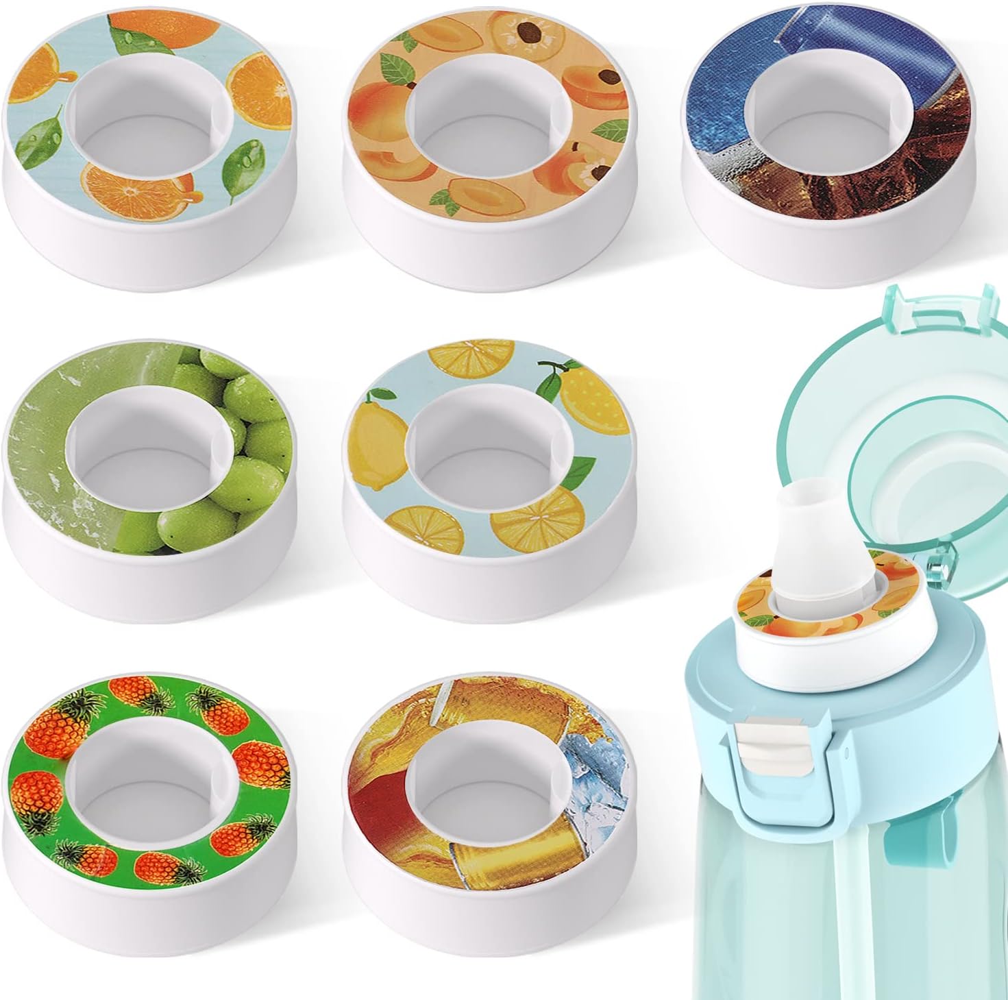 TuDou Flavour Pods Pack for Water Bottle, 0 Sugar 0 Calorie Flavours ...